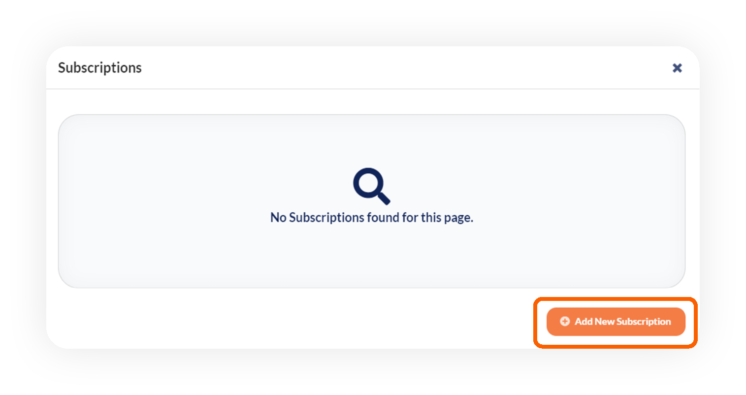 Create a subscription in Coach – Delaget